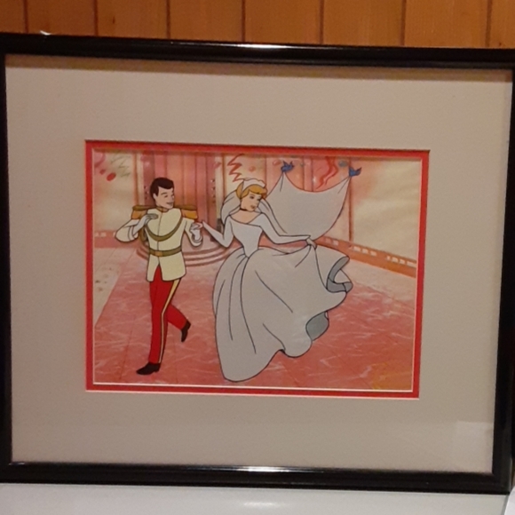Disney | Other | Disney Animation Art Cel Sericel Cinderella Prince ...